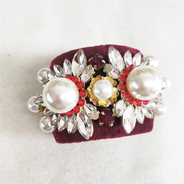 TeresaCollections - Classic Geometric Double Round Shell Bangles